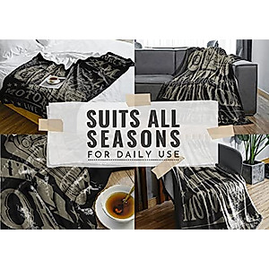 InnoBeta Motorcycle Gifts for Men, Throw Blanket for Motorbike Lover Biker Rider, Father's Day, Christmas, Birthday - I Don't Snore I Dream I'm A Motorcycle