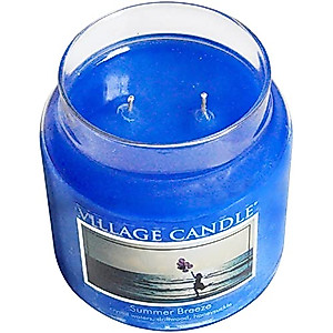 Village Candle Summer Breeze 26 oz Glass Jar Scented Candle, Large