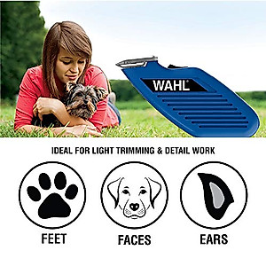 Wahl Professional Animal Pocket Pro Equine Compact Horse Trimmer and Grooming Kit, Blue (#9861-900)