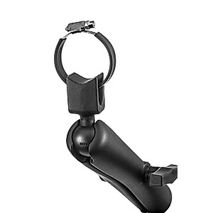 MotorGuide 8M4000978 Ram® Mount Trolling Motor Stabilizer — Shock Absorption Protects Stowed Trolling Motors — Long, Black, One Size