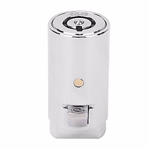 Vending Machine Lock with 3 Keys, Zinc Alloy Box Lock Cylinder for Automatic Selling Machines, Industrial , Candy Gumball Machine