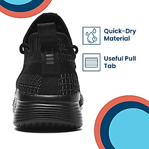 HUHV Flow 360 Ultra-Cloud Runner Unisex Shoes - Black Shadow, Size M 13 / W 16