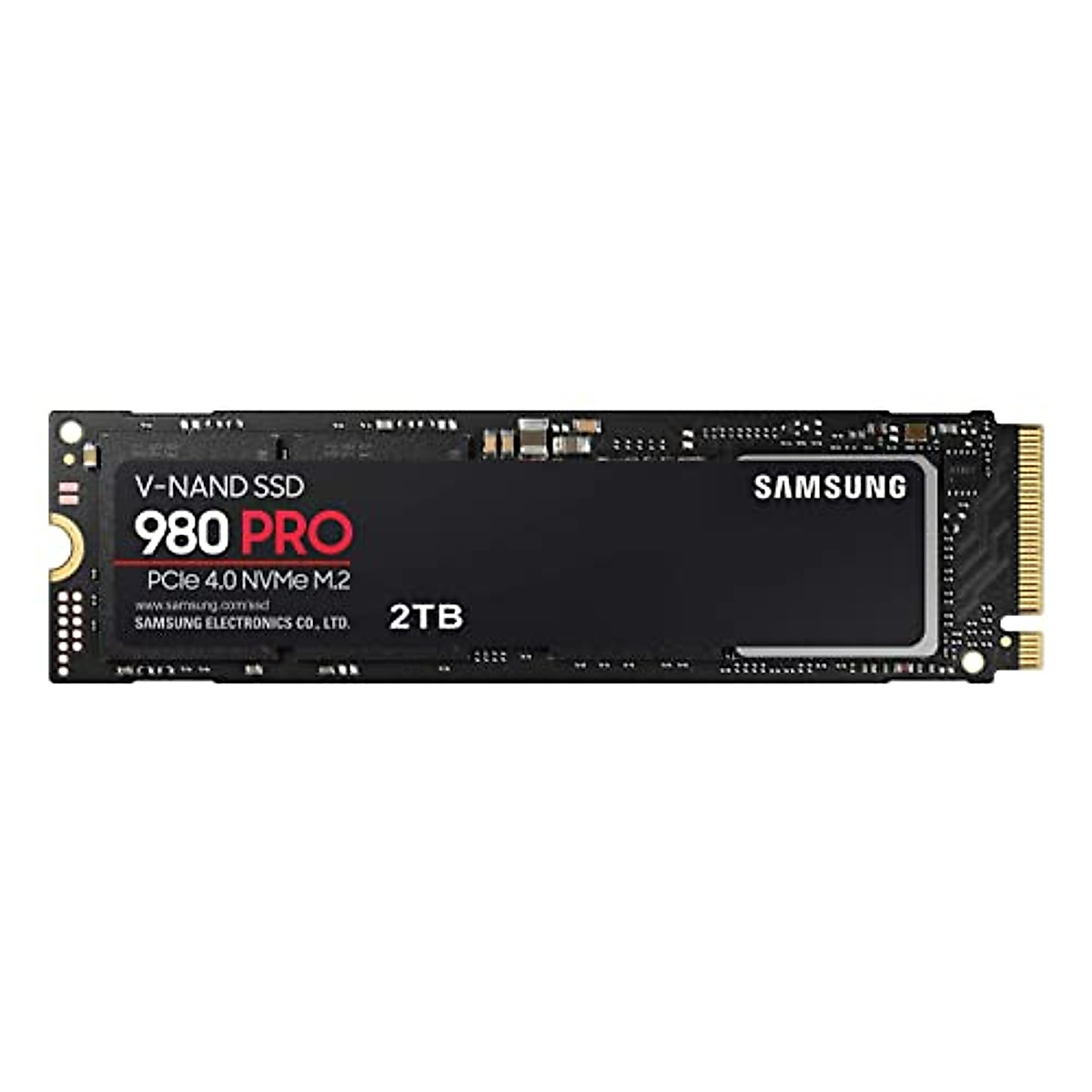SAMSUNG 980 PRO SSD 2TB PCIe NVMe Gen 4 Gaming M.2 Internal Solid State Drive Memory Card + 2mo Adobe CC Photography, Maximum Speed, Thermal Control MZ-V8P2T0B/AM
