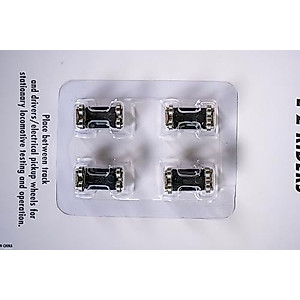 Bachmann Trains E-Z RIDERS™ with BALL-BEARING ROLLERS - 4/pk - For Use with HO or On30 Scale