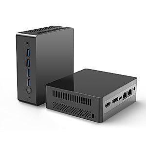 Dual LAN Mini PC, Win 11 Pro, 8GB RAM, 256GB SSD Storage Mini Desktop Computer Intel Celeron Processor N5105, Mini PC for Home/Office