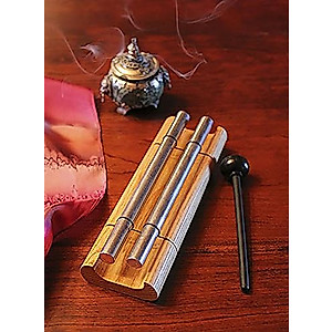 Woodstock Wind Chimes Zenergy Duo Hand Bell Chime, 2 Tone, Bell Percussion Instrument for Meditation, Yoga, Classrooms, Offices, Great for Awareness, Relaxation 7.5" (ZENERGY2)