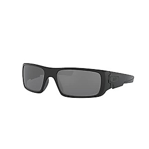 Oakley Crankshaft Sunglasses Black Frame, Black Iridium Polarized Lenses, 60MM