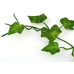 4 Pack 26.24 Feet Artificial Ivy Garland Greenery Garlands Hanging Plant Vine,Fake Ivy Leaves Fake Vines Artificial Ivy, Fake Foliage Flowers for Wedding Wall Decor, Party Room Decor,Green