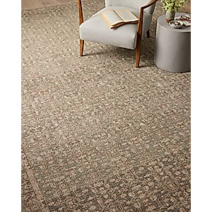 Loloi Angela Rose x Aubrey Collection AUB-04 Sage/Bark, Traditional 7'-6" x 9'-6" Area Rug