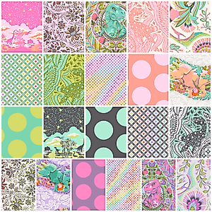 Tula Pink Roar! Design Roll 40 2.5-inch Strips Jelly Roll FreeSpirit Fabrics, Assorted, FB4DRTP.ROAR
