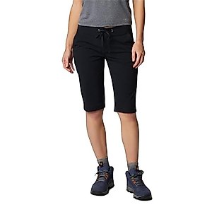 Columbia Women's Anytime Outdoor Long Short Shorts, black, 10x13