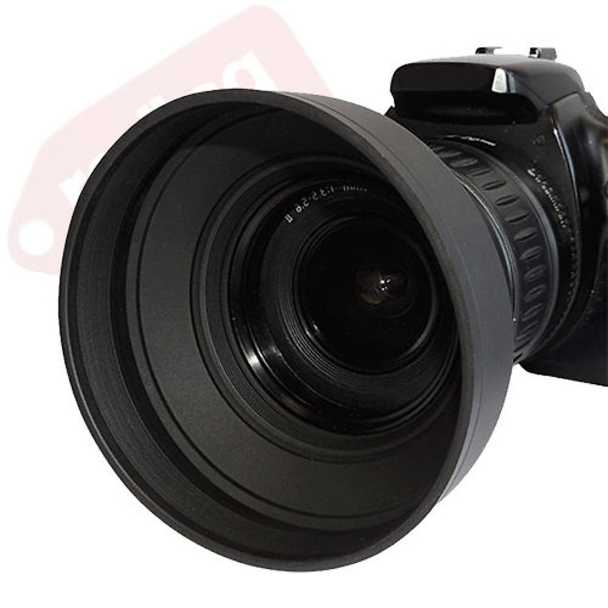 58mm Soft Rubber Lens Hood for Canon Rebel T5, T6, T7i, T8i, EOS 80D, 90D, 77D, SL3 Cameras with EF-S 18-55mm STM Lens