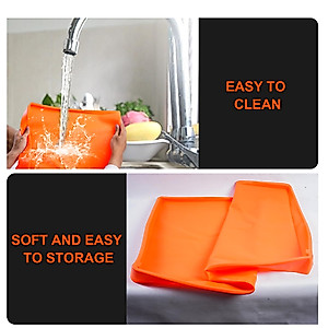 Upgrade Silicone Mat for 36 inch Blackstone Griddle, Food Grade Flat Top Grill Cover for Blackstone, Heavy Duty Protective Griddle Mat, Keep Griddle from Dirt & Rust