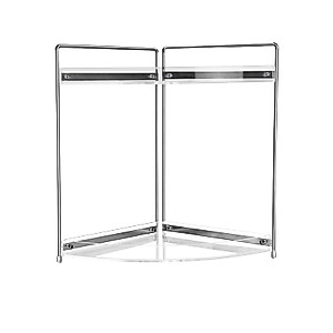 Lvssci Bathroom Countertop Organizer，2 Tier Acrylic Tray Vanity Counter Skincare Organizer Shelf,Standing Rack Home Storage Holder forKitchen