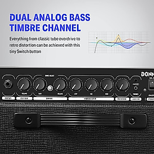 Donner 39 Inch Electric Guitar Solid Body with Electric Guitar Amp 30W, Guitar Practice Amplifier Combo DA-30 with 10"Speakers， Clean & Distorted Dual Channel Sound Circuit Design