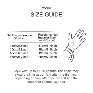 MULA 925 Sterling Silver Snake Chain Charm Bracelet Butterfly Sunflower Heart with 5A Cubic Zirconia Bracelets for Women