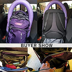 AOKING 20/22 ″ Water Resistant Rolling Wheeled Backpack Laptop Compartment Bag (22 inch, Purple)