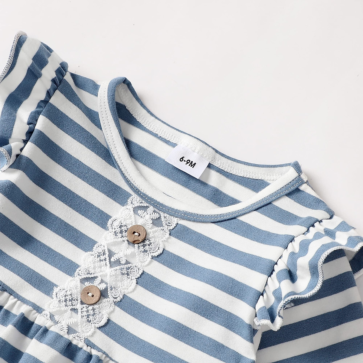 Baby Girl Clothes Toddler Girl Cute Outfits Long Sleeve Ruffle Shirt Solid Pants Little Baby Girl Fall Winter Clothes 12-18 Months