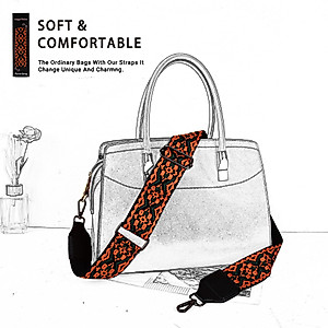 Angel Kiss Wide Purse Strap Replacement Crossbody Adjustable Straps for Purses and Handbags