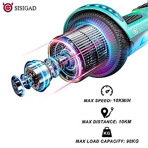 SISIGAD Hoverboard with Seat Attachment, Hoverboard Go Kart Combo, 6.5" Bluetooth Hover Board with Seat Attachment for Hoverboard