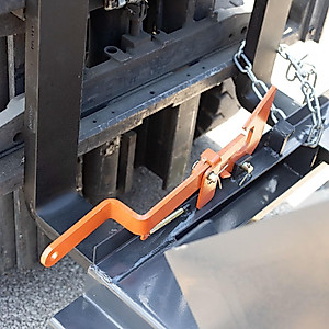 Titan Attachments 1 Cubic Yard Self-Dumping Hopper, Fork Lift Operated, Rated 6000 LB, Material Handling