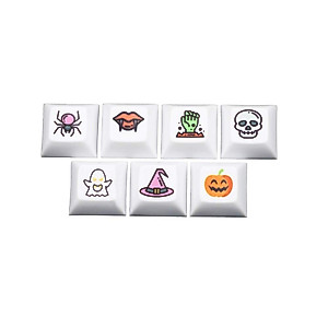 108 Key Mechanical Keyboard Dye Sub White Keycaps Love Animal Cartoon Food for MX Mechanical Gaming Keyboard (Color : The Nature)