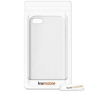 kwmobile TPU Silicone Case Compatible with Apple iPod Touch 6G / 7G (6th and 7th Generation) - Case Soft Flexible Protective Cover - White Matte