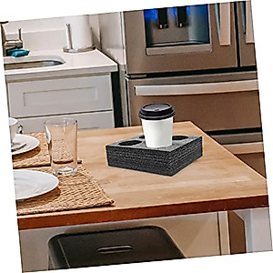 CIYODO 4pcs 4 Hole Cup Holder Car Gadgets Accesorios Auto Car Accessory Coffee Mug Hanger Coffee Cup Rack Outdoor Cup Tray Beverage Takeout Accessory Cup Fixing Holder Packing Trays Shelf