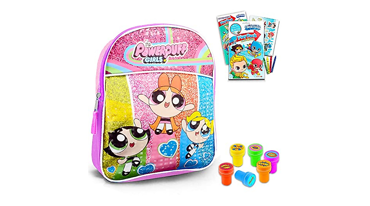 Powerpuff Girls Mini Backpack - Fun School Bundle