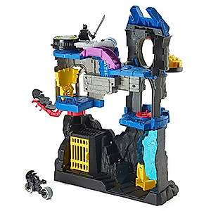 Fisher-Price Imaginext DC Super Friends Batman Toy, Wayne Manor Batcave Playset with Figure & Batcyle for Pretend Play Kids Ages 3+ Years (Amazon Exclusive)