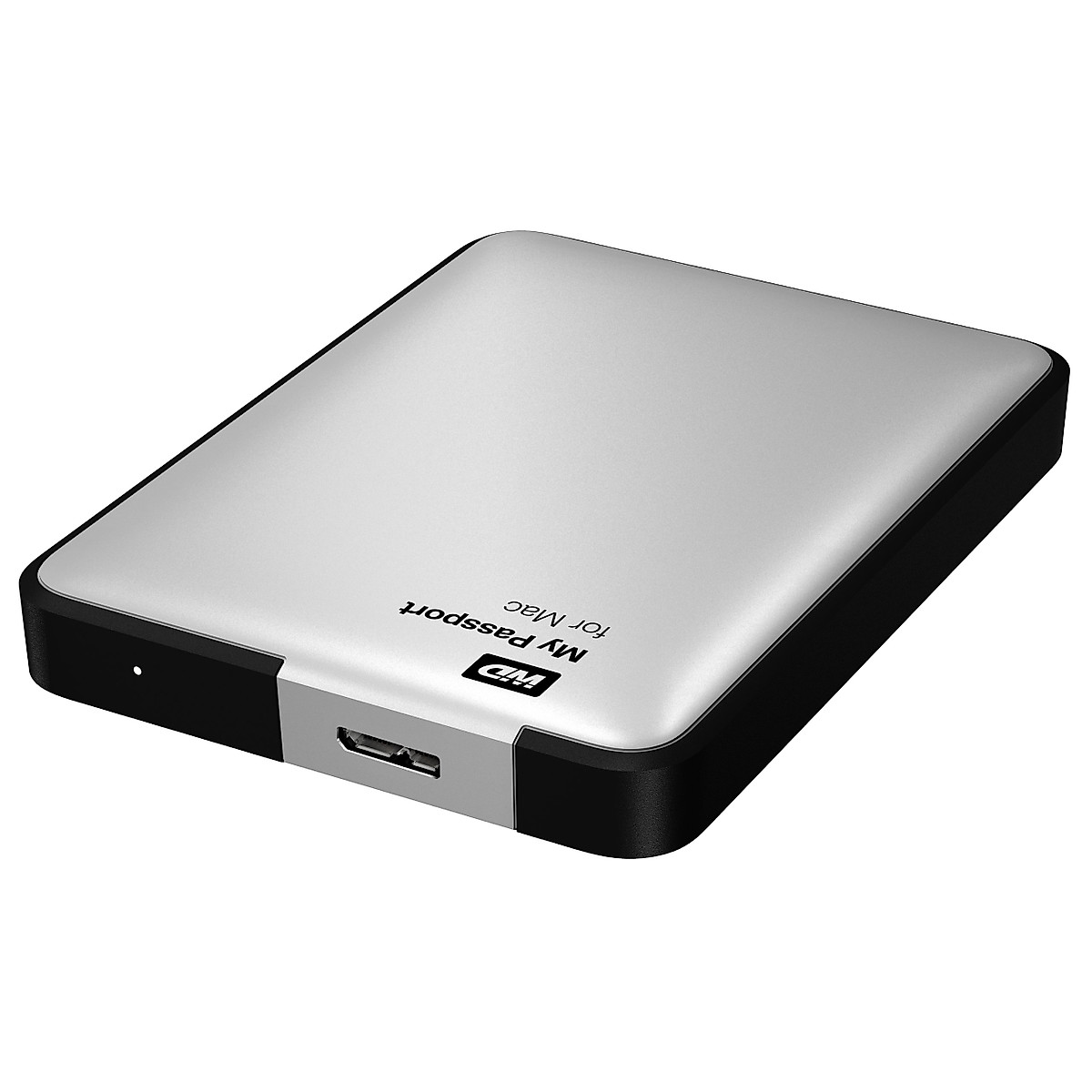 WD 2TB Silver My Passport for Mac Portable External Hard Drive - USB 3.0 - WDBZYL0020BSL-NESN
