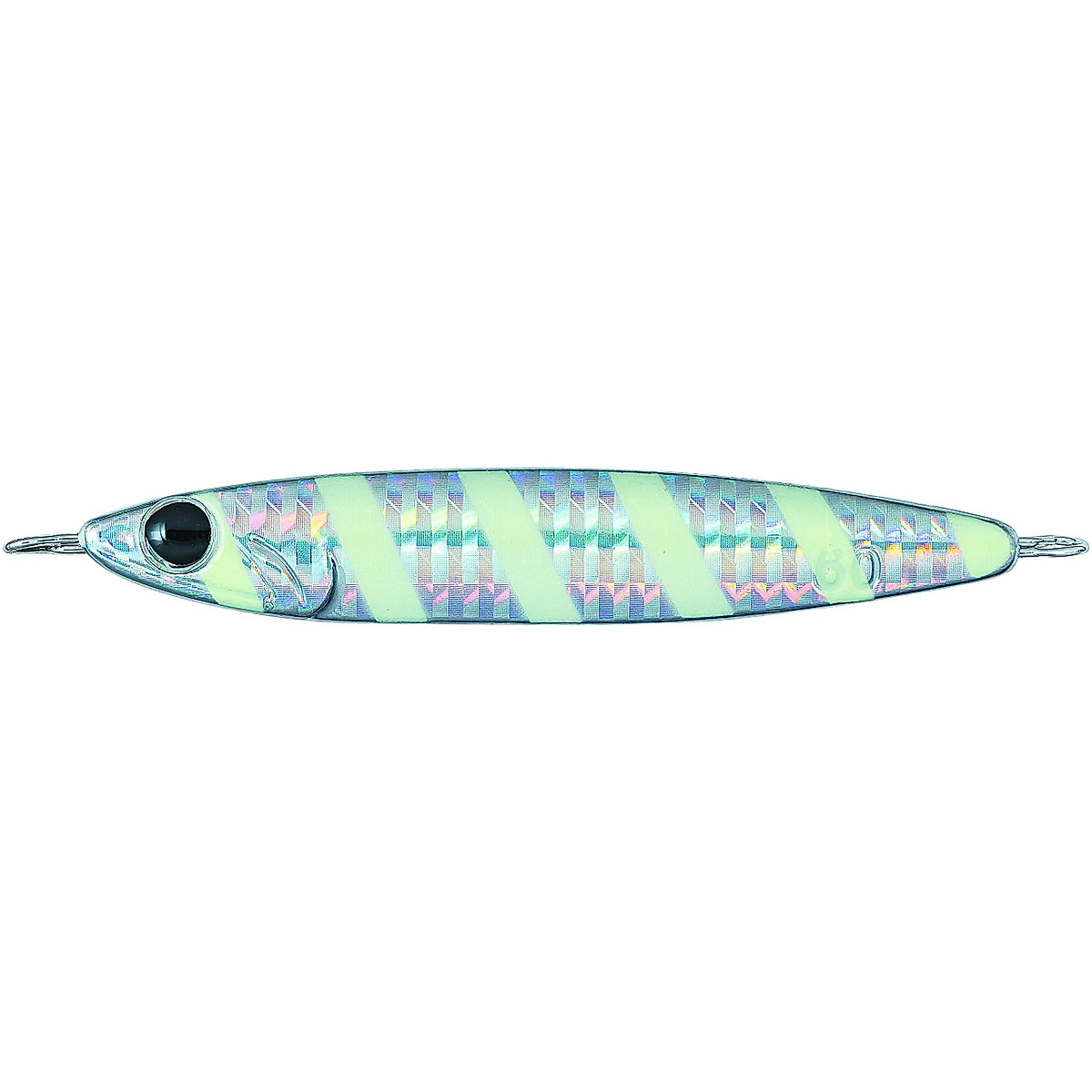 Daiwa Fishing Lure Metal Casting Jig Color: Zebra Glow 60G