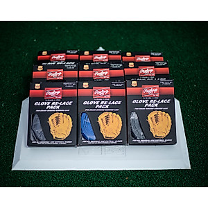 Rawlings | Glove Re-Lace Pack | Baseball/Softball | Standard 3/16" X 72" Laces with Tool | Red