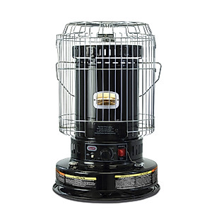 Dyna-Glo WK24BK 23,800 BTU Indoor Kerosene Convection Heater, Black