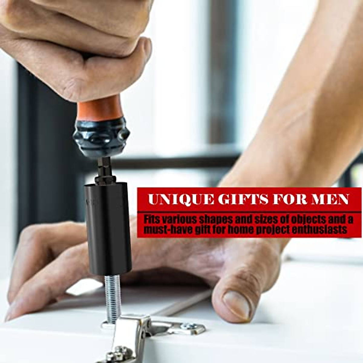 EGIFI Universal Socket Tools, Super Socket Mechanic Tool, Nut Driver Unscrew Anything Stocking Stuffers Gifts for Men Him Dad for Christmas, 2 PCS, Black