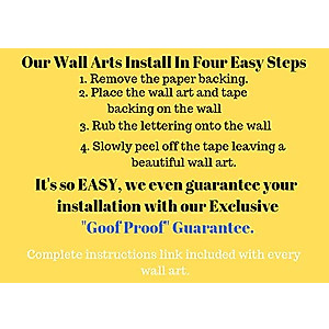 1 Corinthians 13:4-8, Bible Verse Wall Decal, Love, Patient Kind Not Envy Always Hopes Perseveres Never Fails. Our Inspirational Christian Scripture Wall Arts Are Made in the Usa.