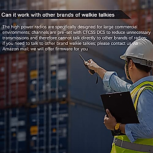 Retevis RT29 2 Way Radios Long Range,High Power Heavy Duty Two Way Radios,Rugged Walkie Talkies with Waterproof Speak Mic 3200mAh Battery(4 Pack)