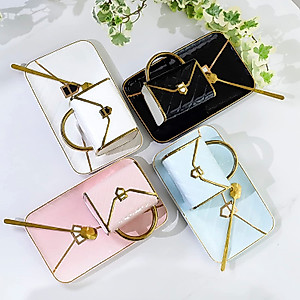 Ceramic Coffee Mugs Set of 4,Cute Creative Tea Cup Unique Design for Office and Home,Handbag Shaped Mugs with Spoon and Saucer,Dishwasher and Microwave Safe