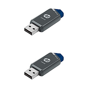 HP 256GB x900w USB 3.0 Flash Drive (P-FD256HP900-GE) with HP 128GB x900w USB 3.0 Flash Drive (P-FD128HP900-GE)