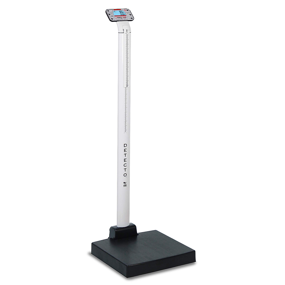 Detecto APEX-C-AC Digital Physician Scale with Height Rod, AC Adapter, WiFi, Bluetooth 600 lb x 0.2 lb, 24" to 87.5"