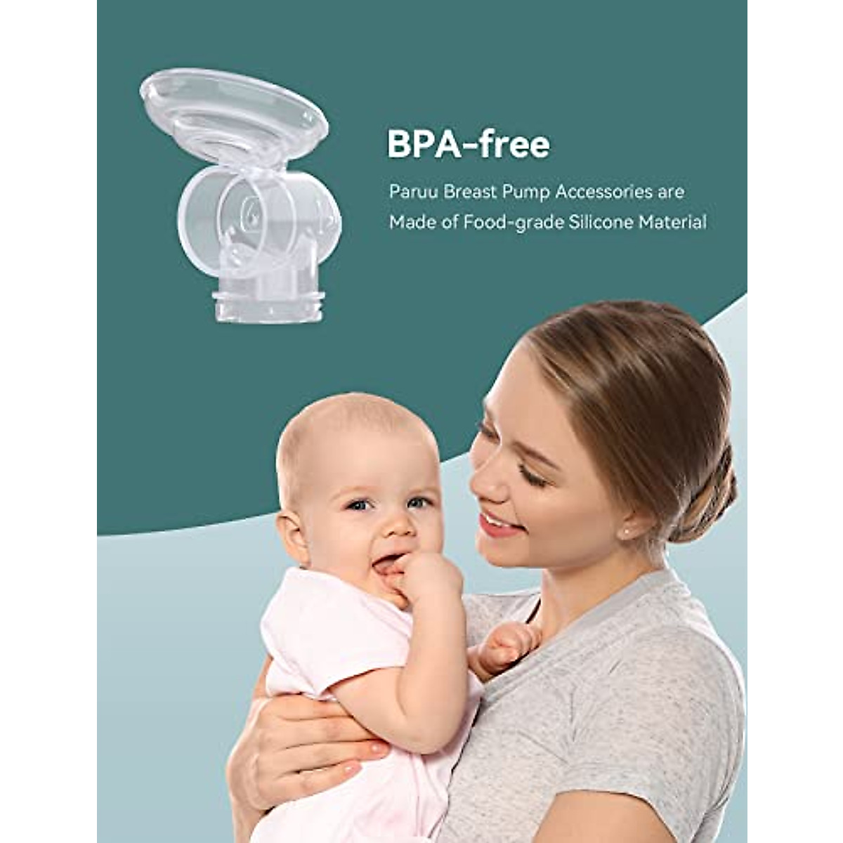 Paruu Wearable Breast Pump Linker Compatible with Paruu X2 Wearable Breastpump, Made by Paruu, Wearable Breast Pump Accesories Linker, Paruu Pump X2 Parts Replacement, 1 PCS