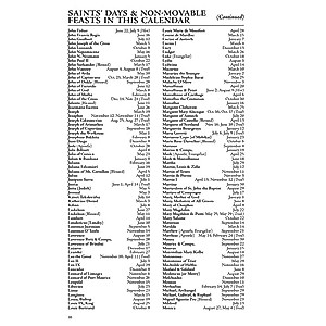 2023 Saints Calendar & 16 Month Daily Planner Spiral Bound