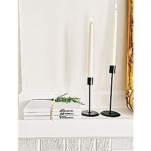 Product Kove Decorative Books for Home Decor - White Blank Books for Bookshelf, Display, Coffee Table Decor, Home Living Room Accessories - Includes Leaf, Wood Beads, Jute - Set of 3 (White)