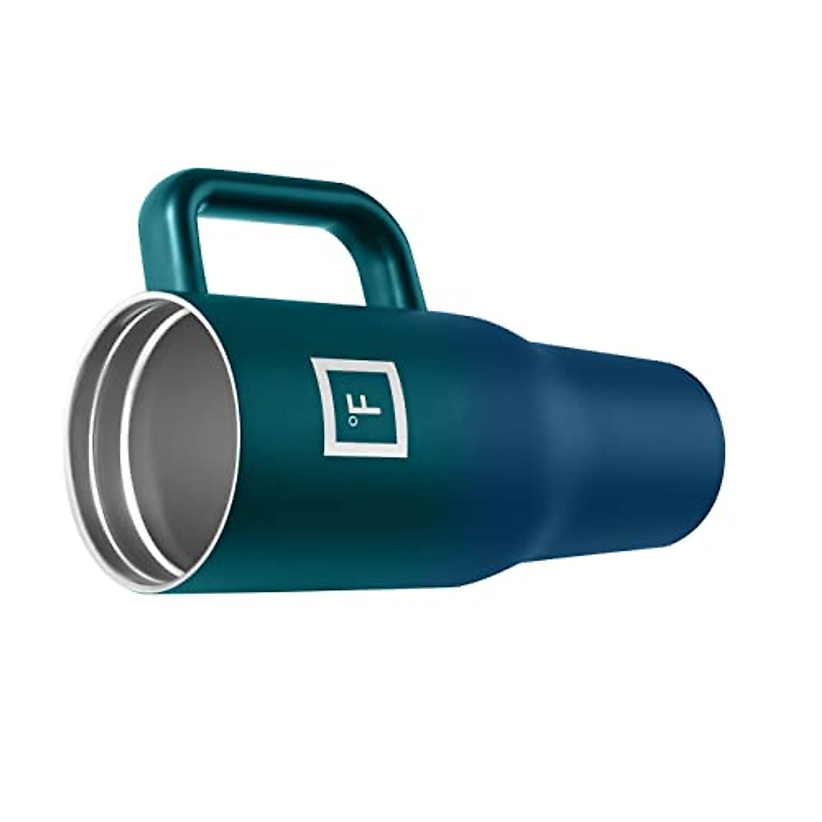 IRON °FLASK Co-Pilot 40 oz Insulated Tumbler with Straw & Flip Cap Lids - Cup Holder Bottle for Hot or Cold Drink - Leak-Proof, Double Walled - Water, Coffee Portable Travel Mug - Dark Night