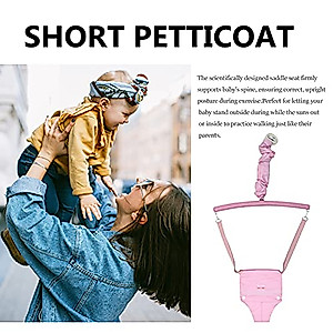 NUOBESTY Pink Baby Jumper Swing Doorway Fabric Toddler Doorway Bumper Over The Door Toddler Exerciser Jumper Tools for Toddler Infant