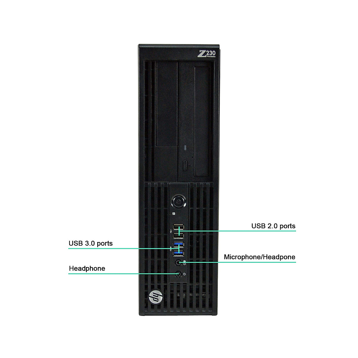 HP Workstation Z230 - SFF - Core i7 4770 3.4 GHz, 16GB RAM, 480GB Solid State Drive, DVDRW, Windows 10 Pro 64bit, (Renewed)