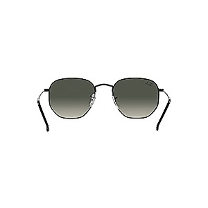 Ray-Ban RB3548 Hexagonal Sunglasses, Black/Grey Gradient, 54 mm