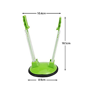 MEGCCR Plastic Bag Holder Food Storage Freezer Bag Holder Bag Opener Holder, Adjustable Baggy Rack Clip for Kitchen Plastic Bags Stand/Pack to Pour Leftovers (Color : 2PCS)