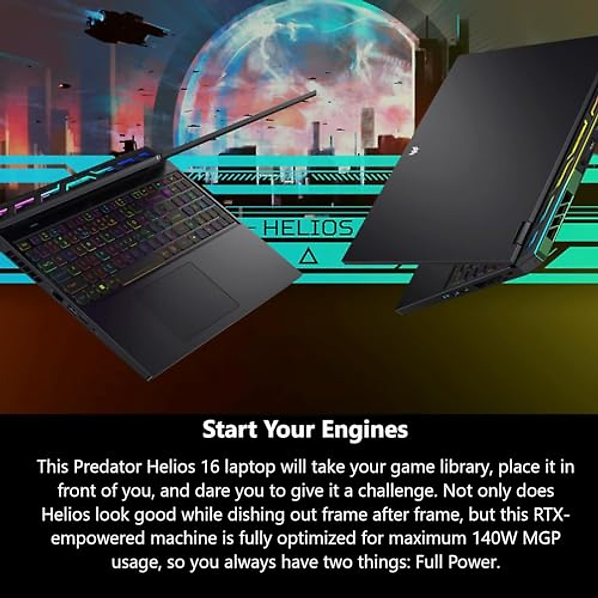 acer 2023 Newest Predator Helios Neo Gaming Laptop, 16" WQXGA 165Hz Display, Intel Core i7-13700HX, NVIDIA GeForce RTX 4060 Graphics, 64GB DDR5 RAM, 4TB SSD, Backlit Keyboard, Windows 11 Home