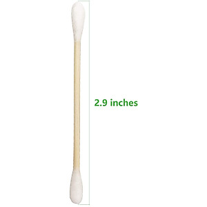 Bamboo Cotton Swabs, Wooden Cotton Swabs 1200pcs